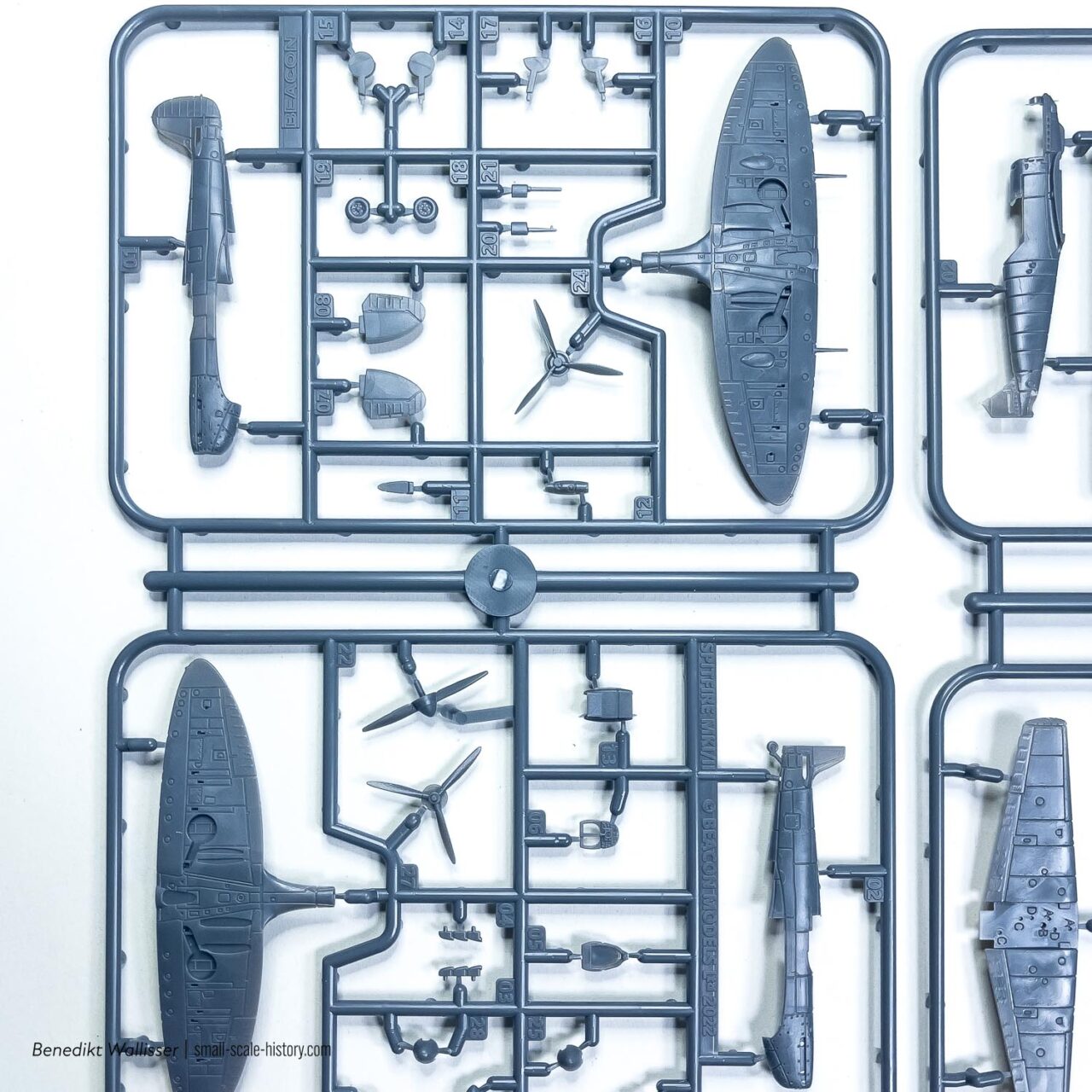1/144 Beacon Models Battle of Britain kit (Bf-109E and Spitfire Mk.I ...